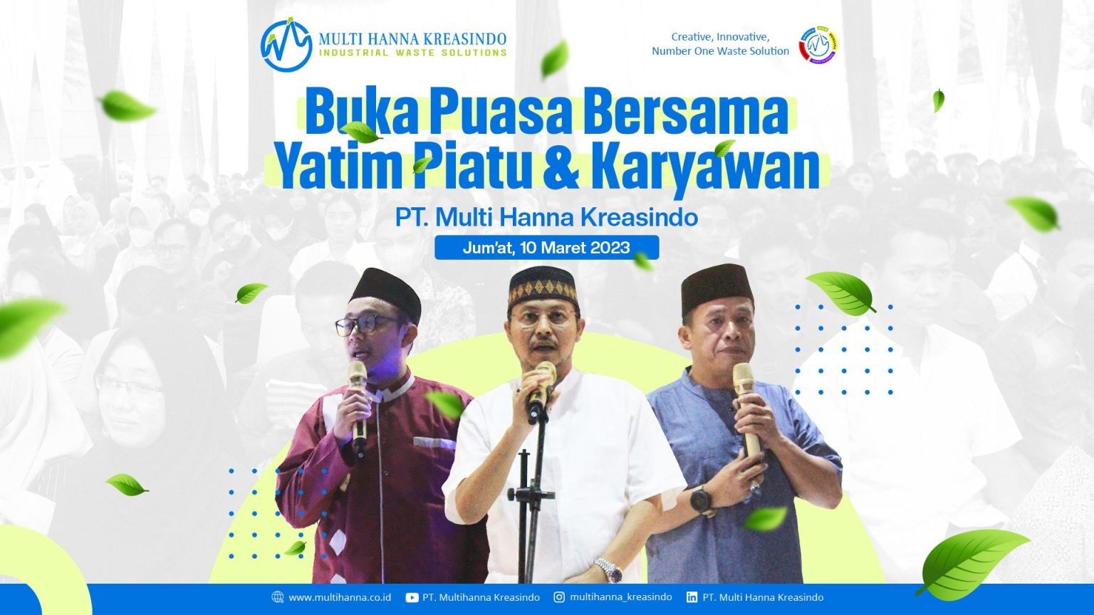 Buka puasa bersama anak yatim & karyawan PT Multi Hanna Kreasindo 2023 dengan tema Tebarkan ...